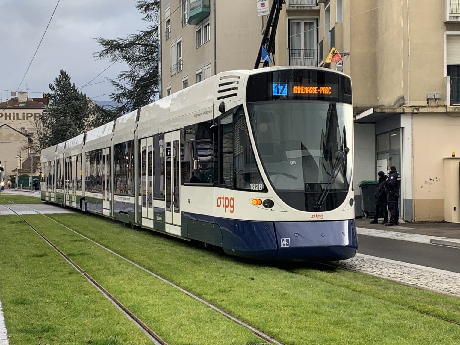Le Tramways à Annemasse