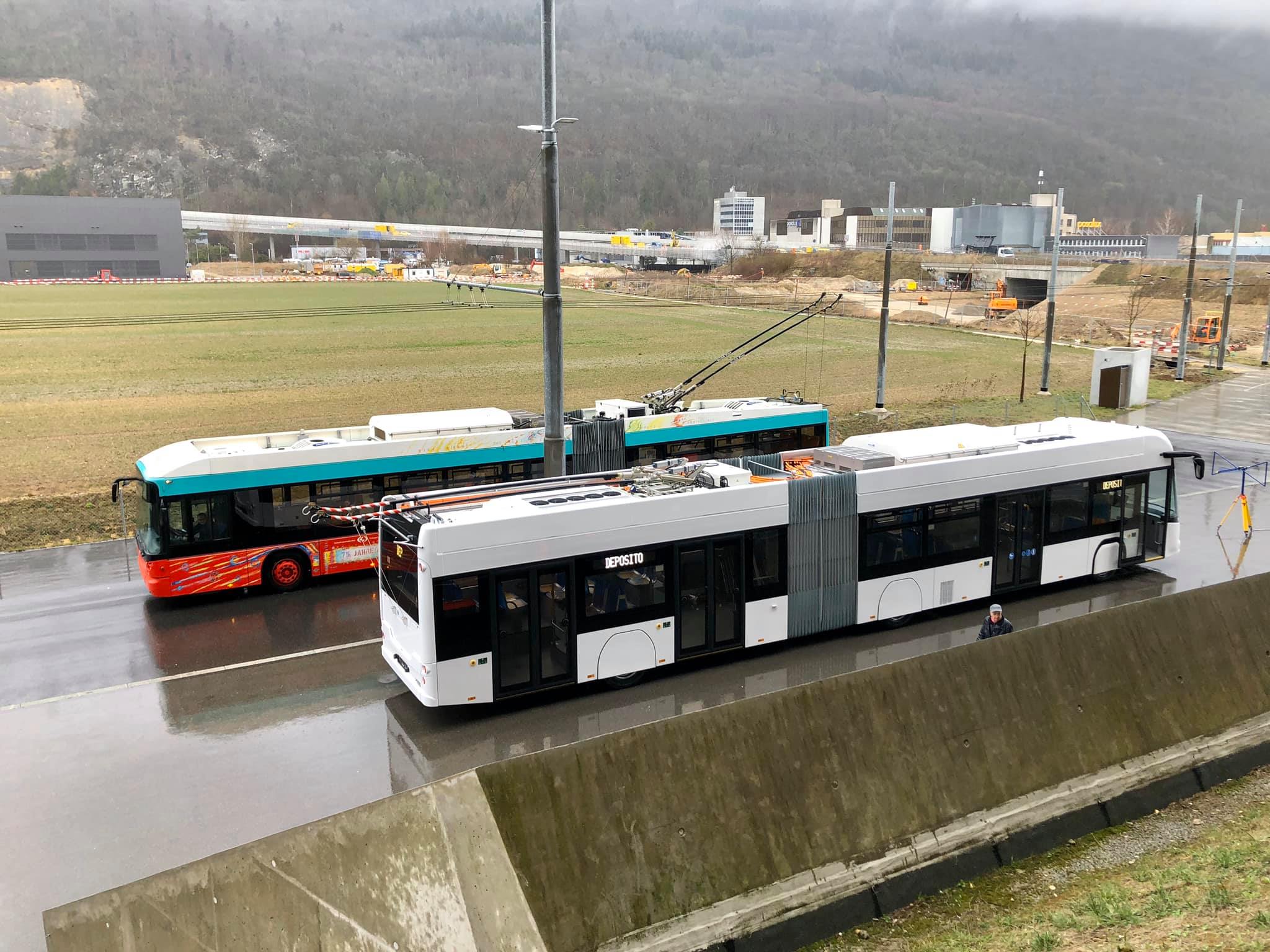 Test trolleybus Hess