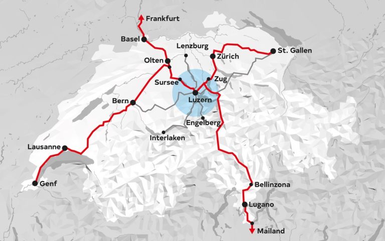 Une nouvelle gare de transit, le projet du siècle pour Lucerne