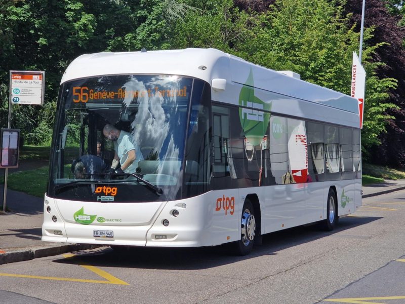 Bus électrique de démonstration